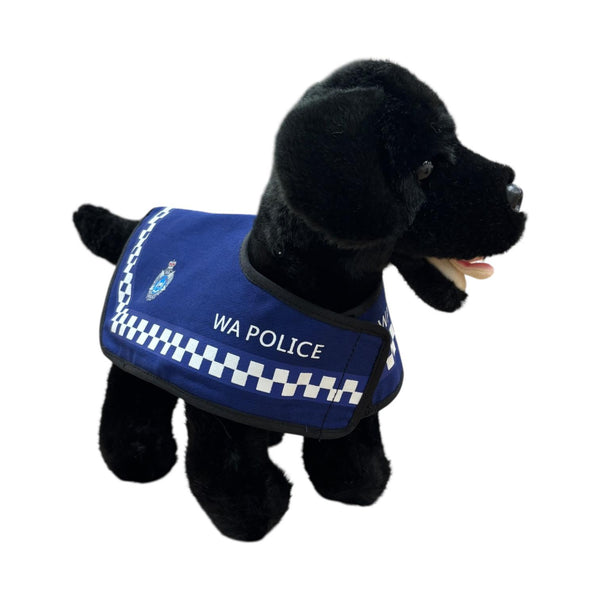 Black Labrador Police Dog Blue Coat – WA Police Legacy