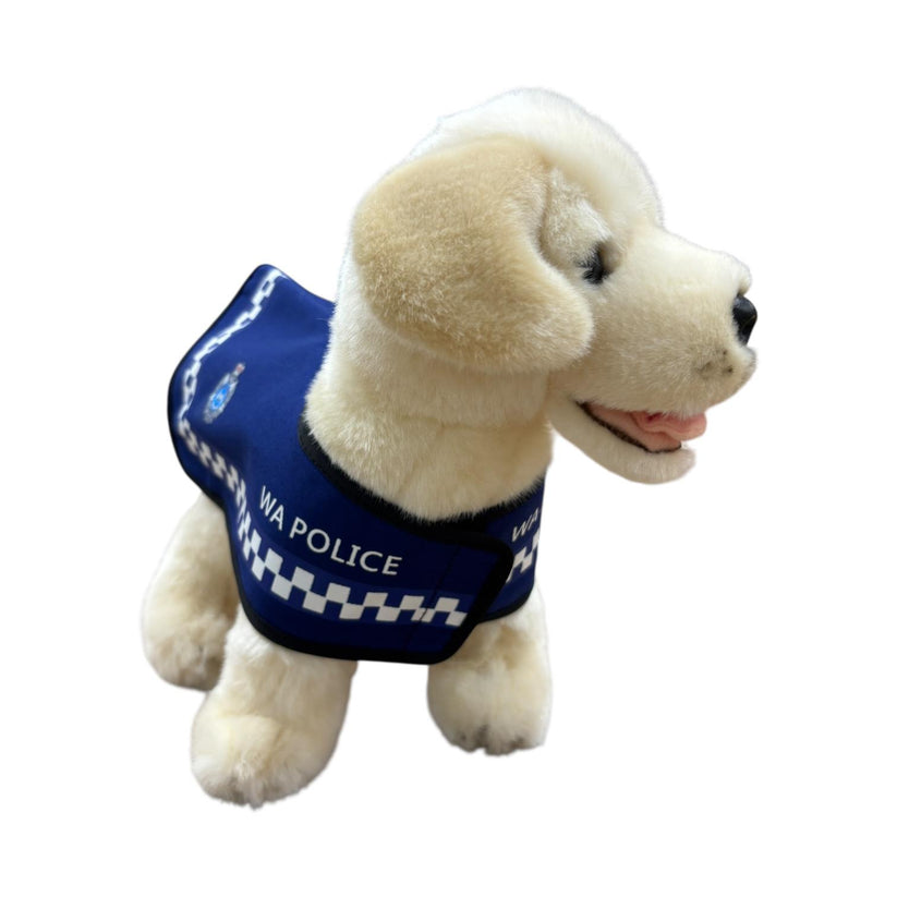 Golden Labrador Police Dog (Blue Coat) – WA Police Legacy